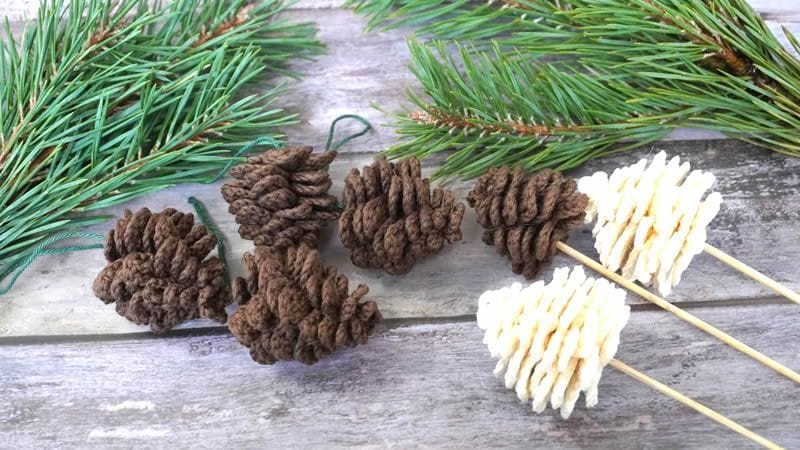 DIY Piñas tejidas a crochet - Patrones gratis